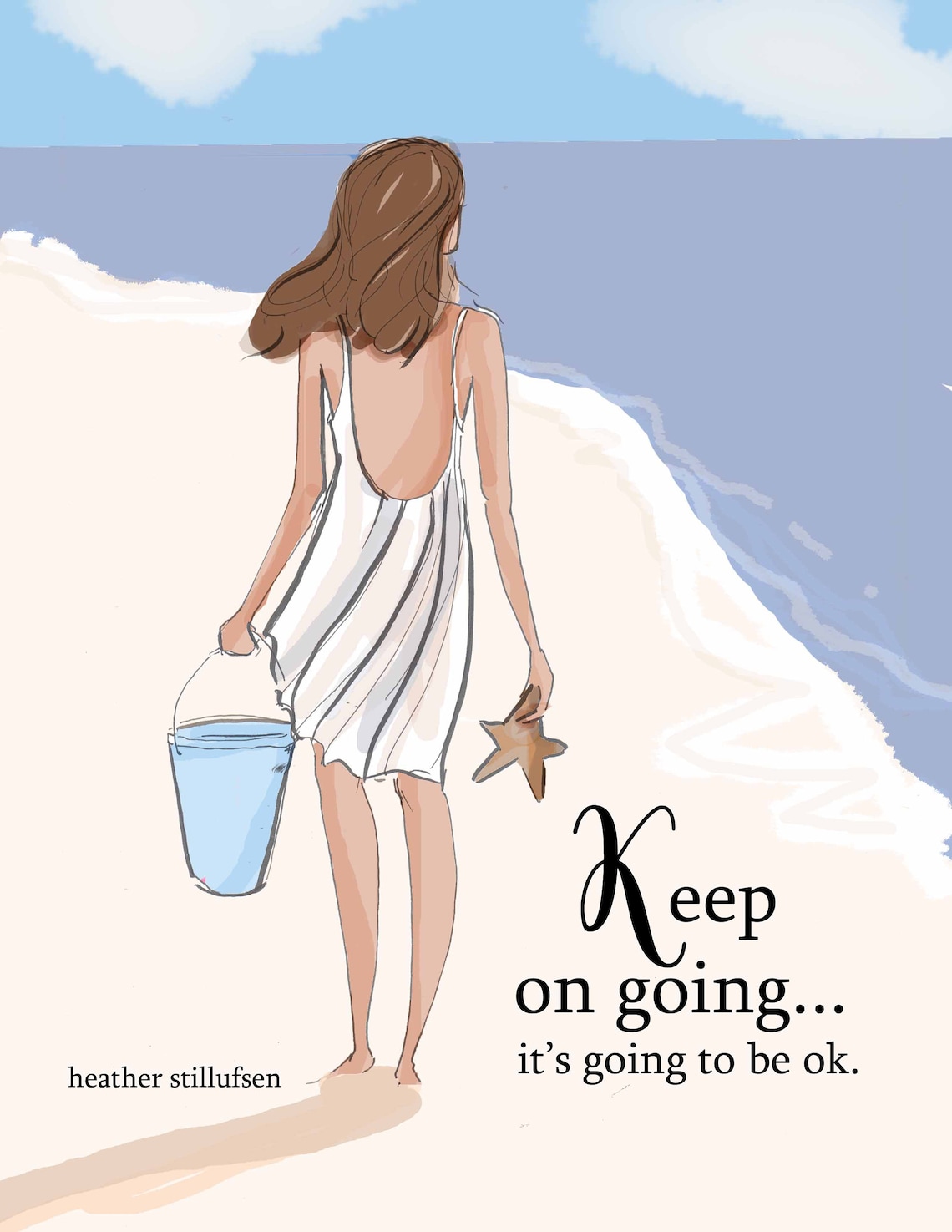 Keep on Going It's Going to Be OK. Motivational Art for - Etsy