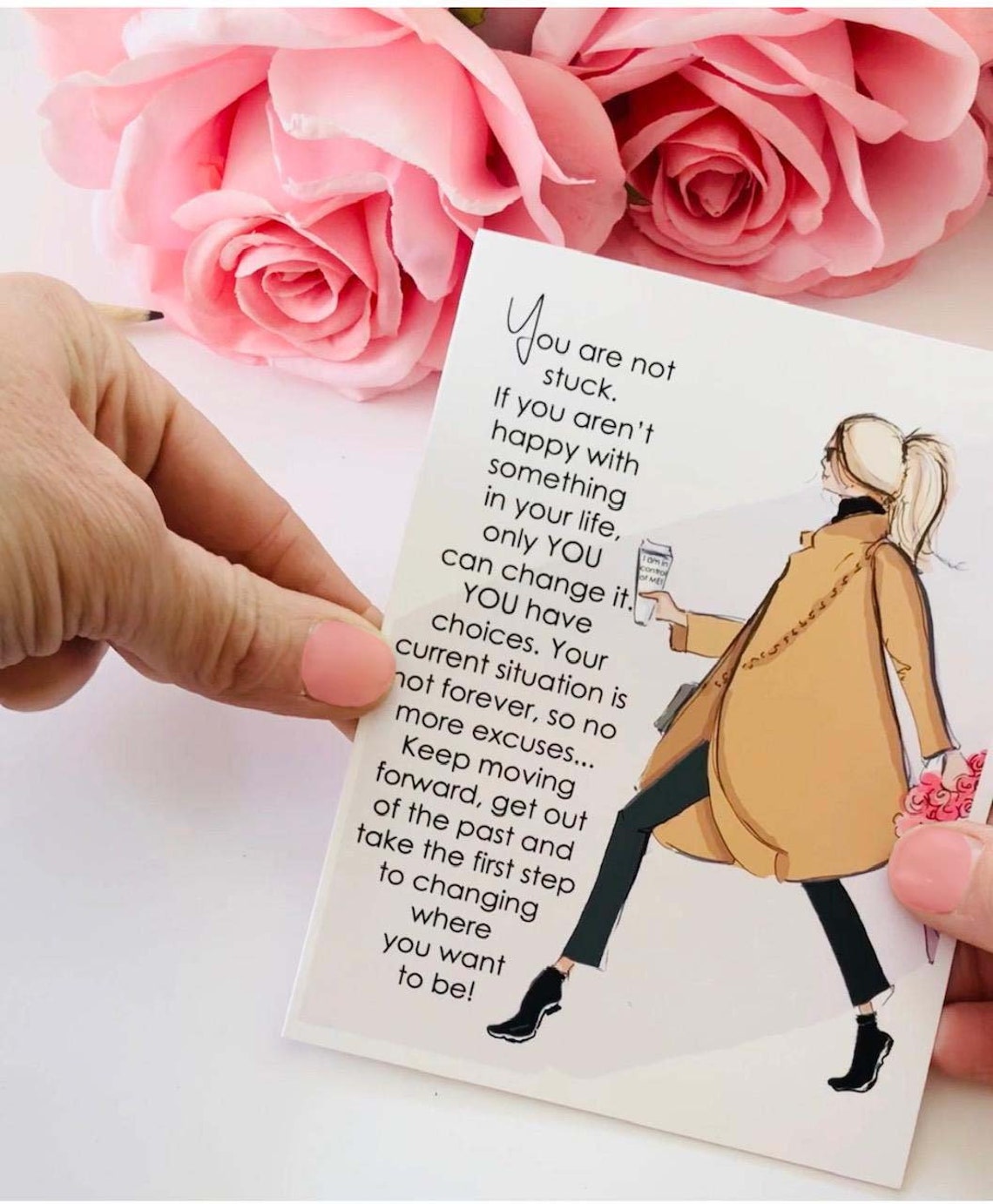 You Are Not Stuck Wall Art Print Motivational Art - Etsy Canada