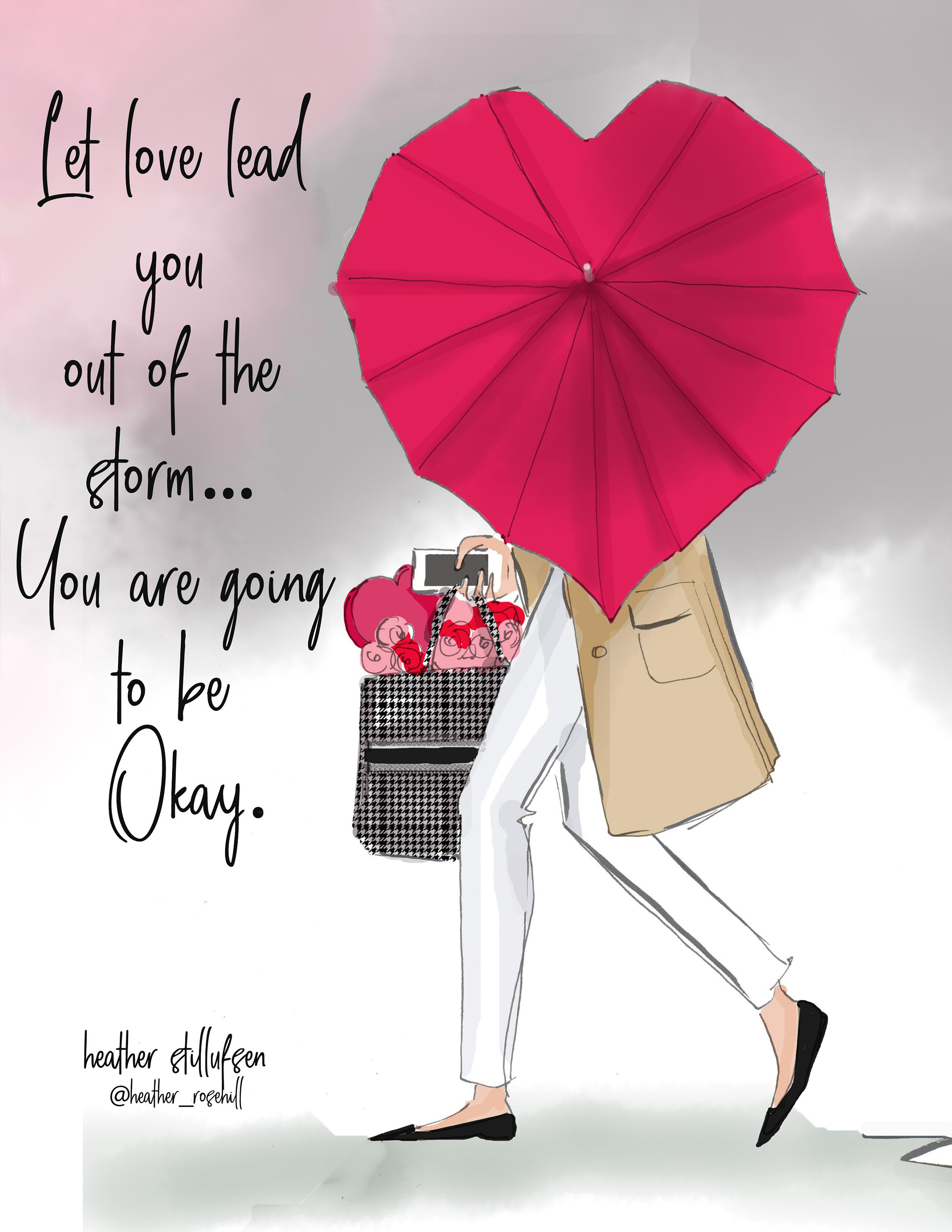 Valentines Day Let Love Lead YOU Wall Art Print - Etsy Canada