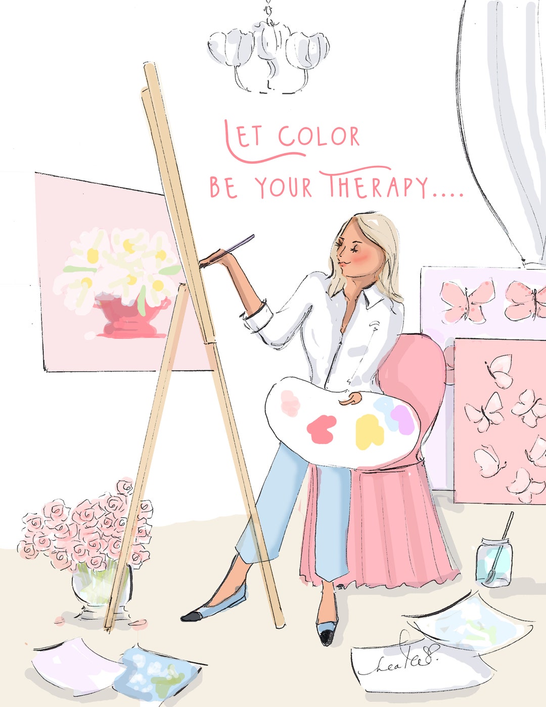 Color Therapy - Let Color Be Your Therapy - Color Therapy Illustration ...