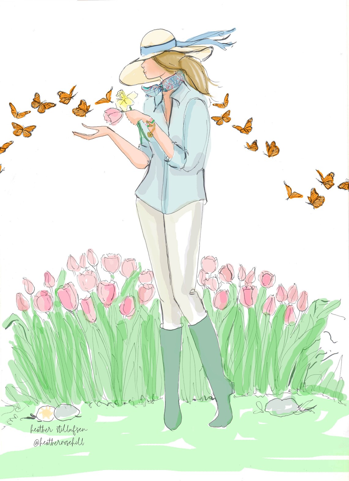 Spring Giving You Wings Heather Stillufsen Cards Heather - Etsy