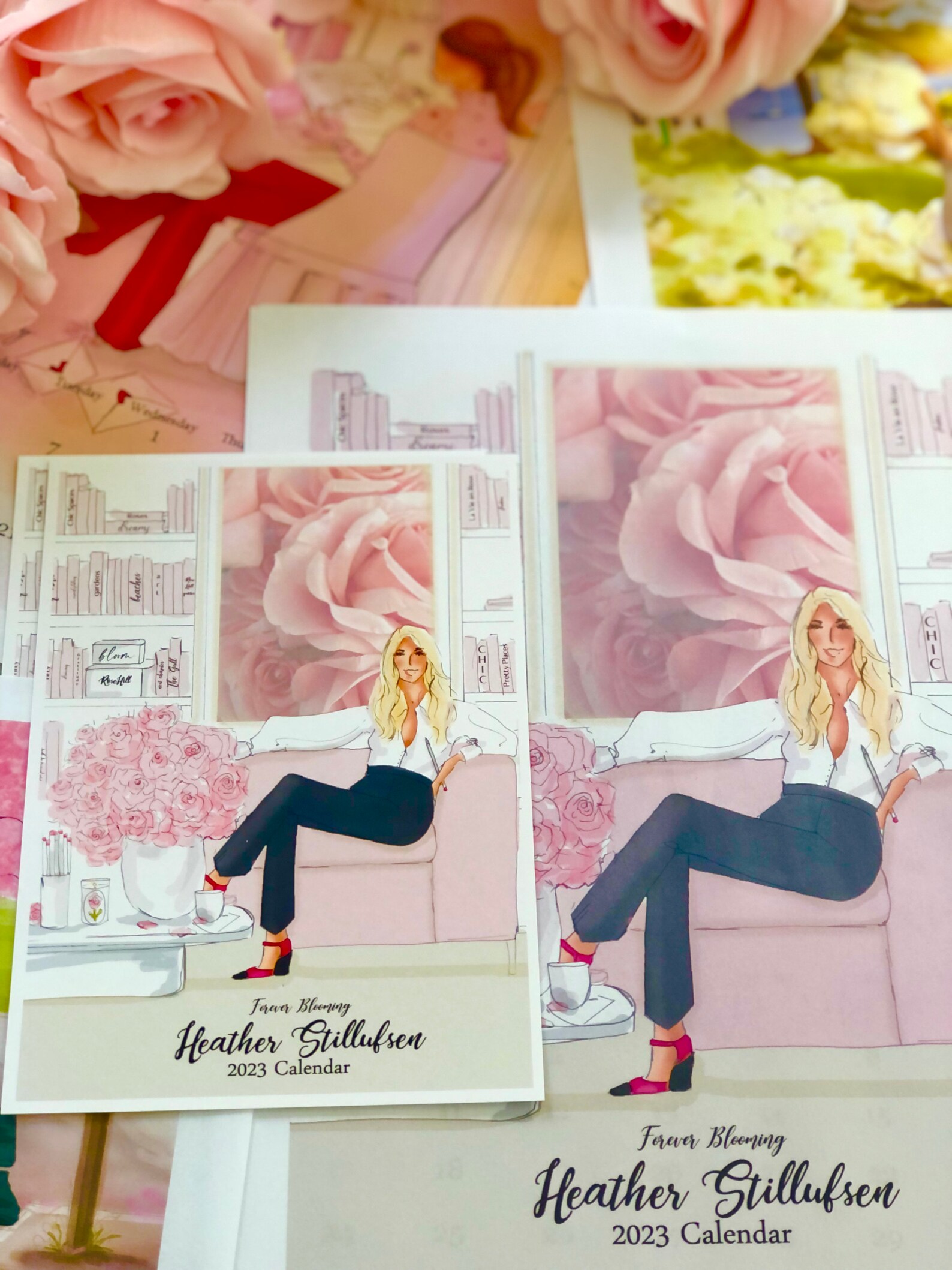 Heather Stillufsen WALL 2023 Calendar Wall Calendar for - Etsy