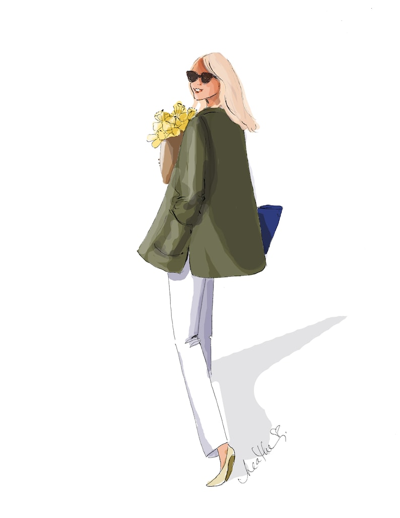 Spring Fashion Illustration - Pretty Cards and Art for Women Spring Art ...