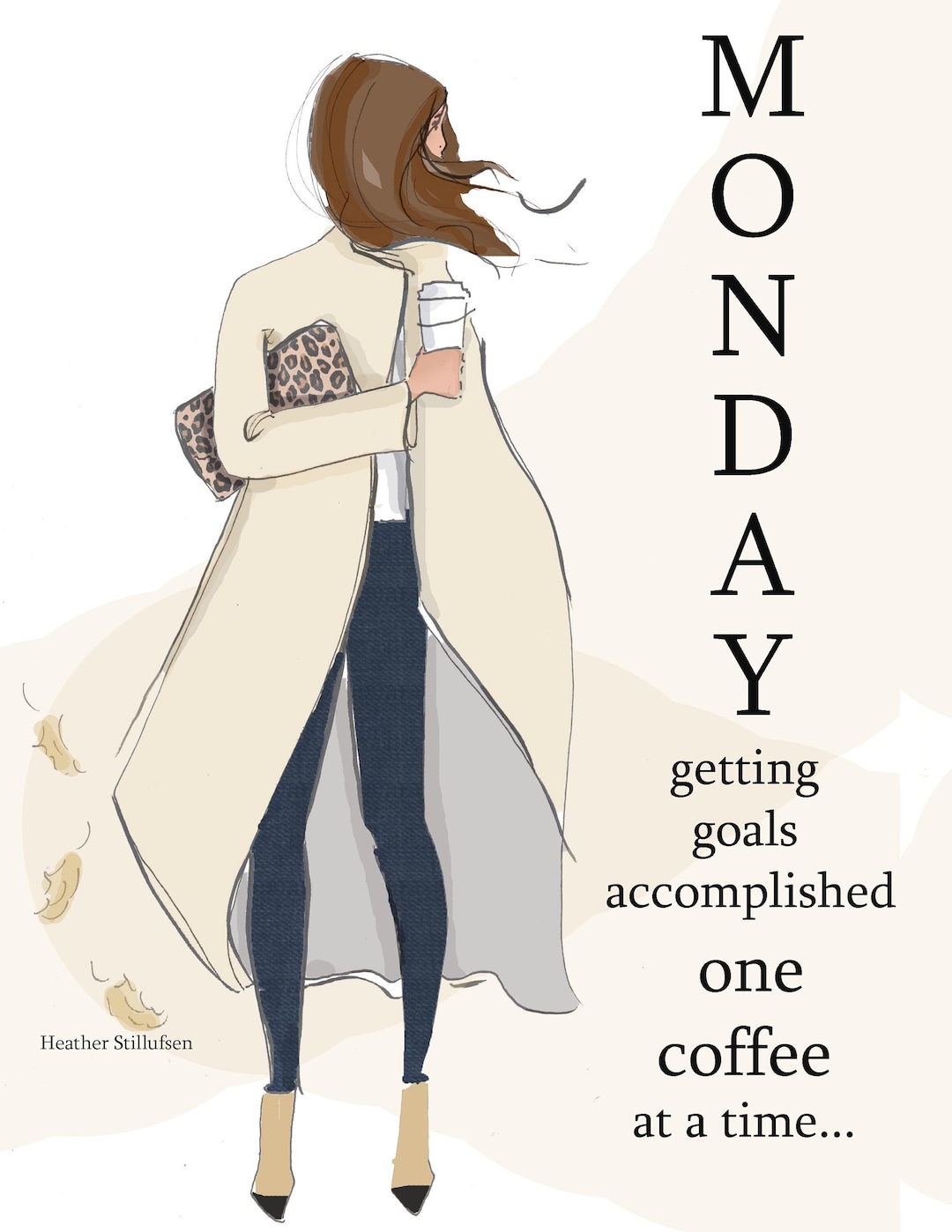 Monday Getting Goals Accomplished - Heather Stillufsen Monday Art ...