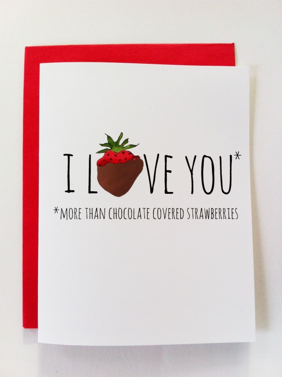 Funny Valentine Card. Valentine's Day Card. Chocolate Cards. I Love You ...