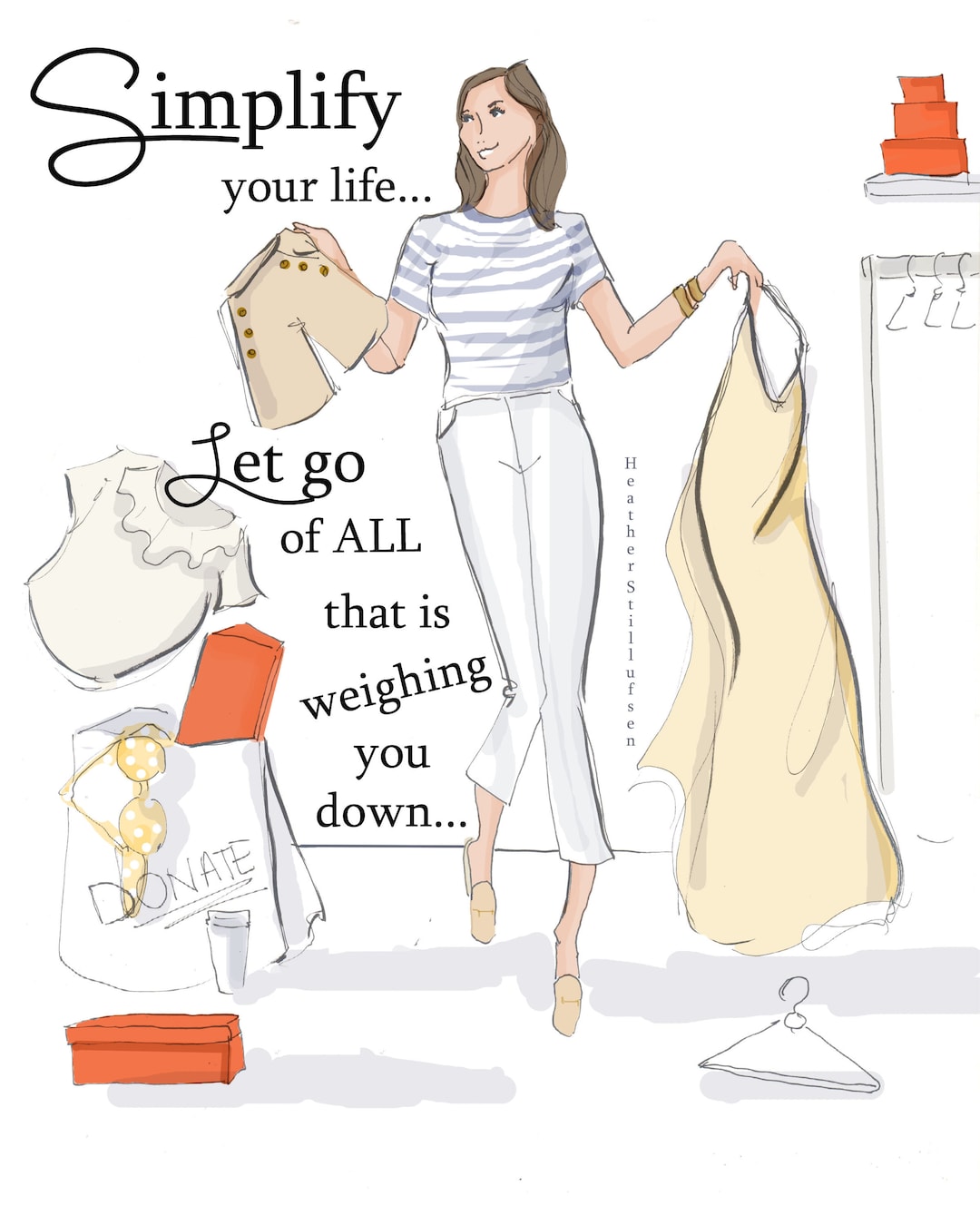 Simplify YOUR Life - Heather Stillufsen - Motivational Quotes - Etsy