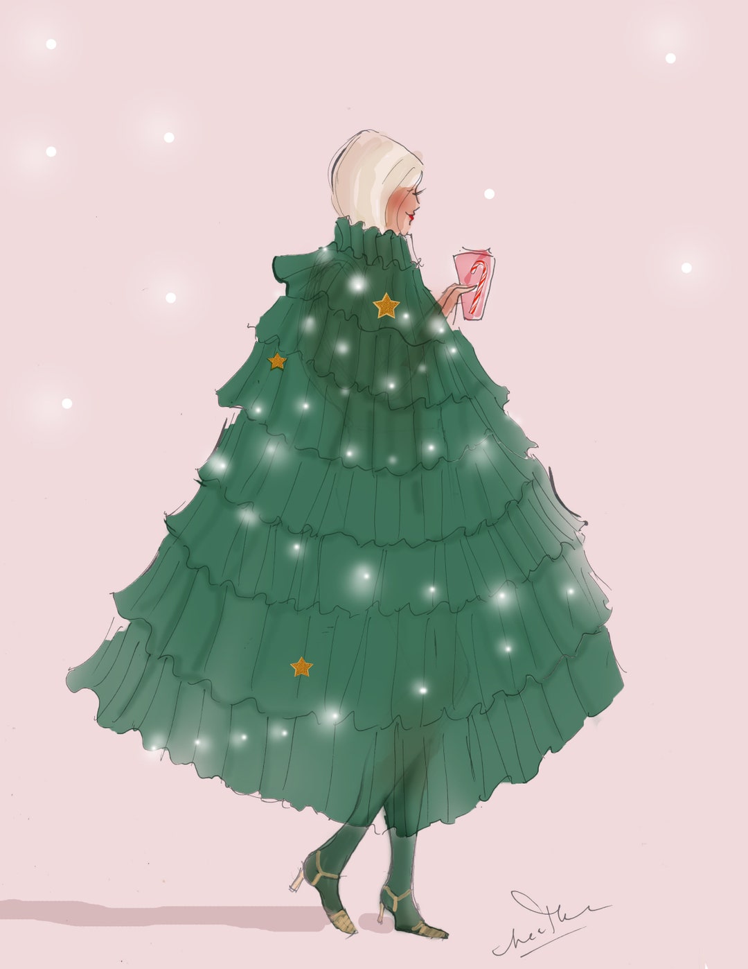 December - Festive Tree - Christmas Cards - Holiday Cards and Christmas ...