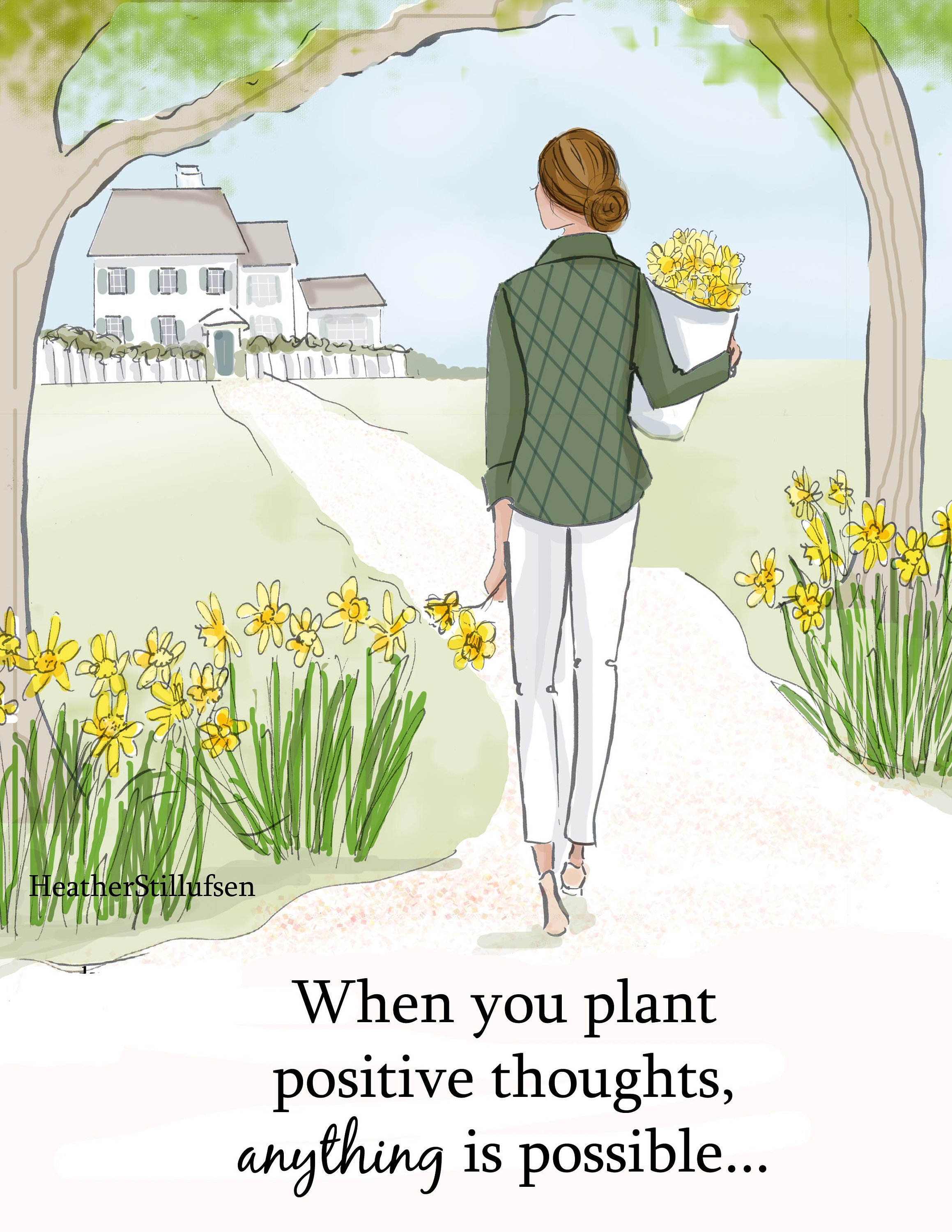 When You Plant Positive Thoughts Heather Stillufsen Quotes - Etsy