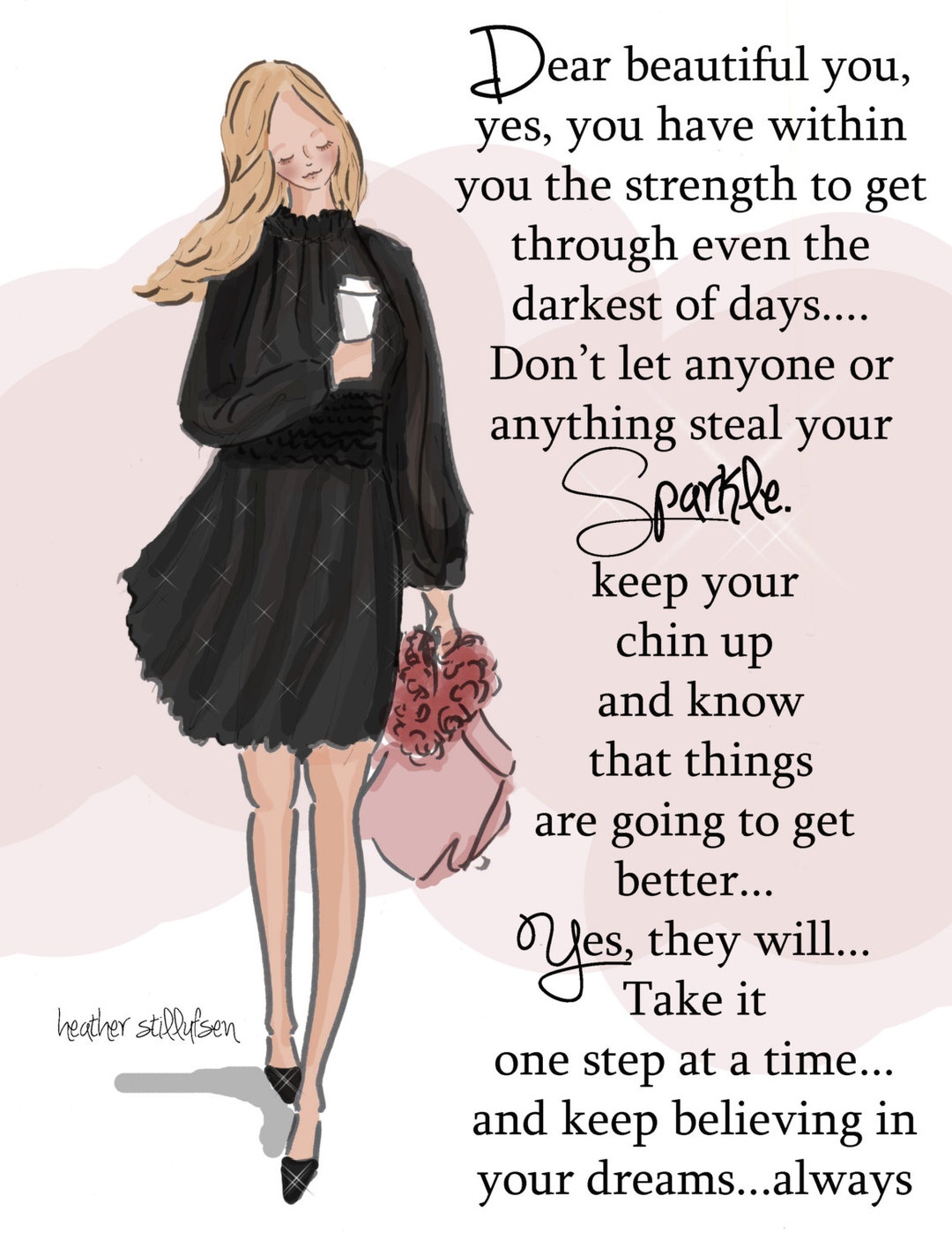 Cards for Women - Dear Beautiful You, Dark Days - Greeting Cards ...