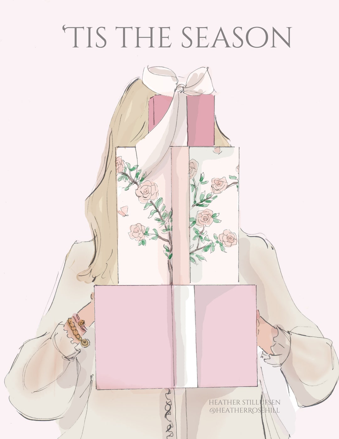 Tis the Season Holiday Cards Christmas Cards Wall Art Print ...