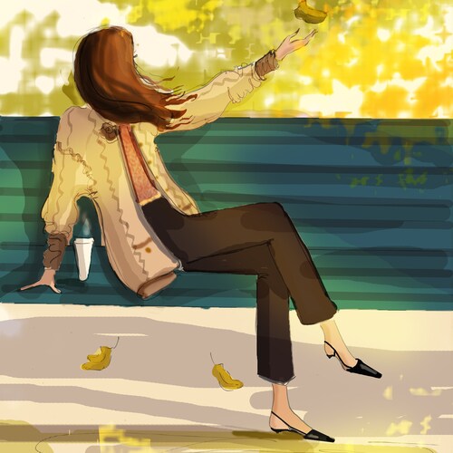 Autumn Views Autumn Coffee Art Heather Stillufsen Cards - Etsy