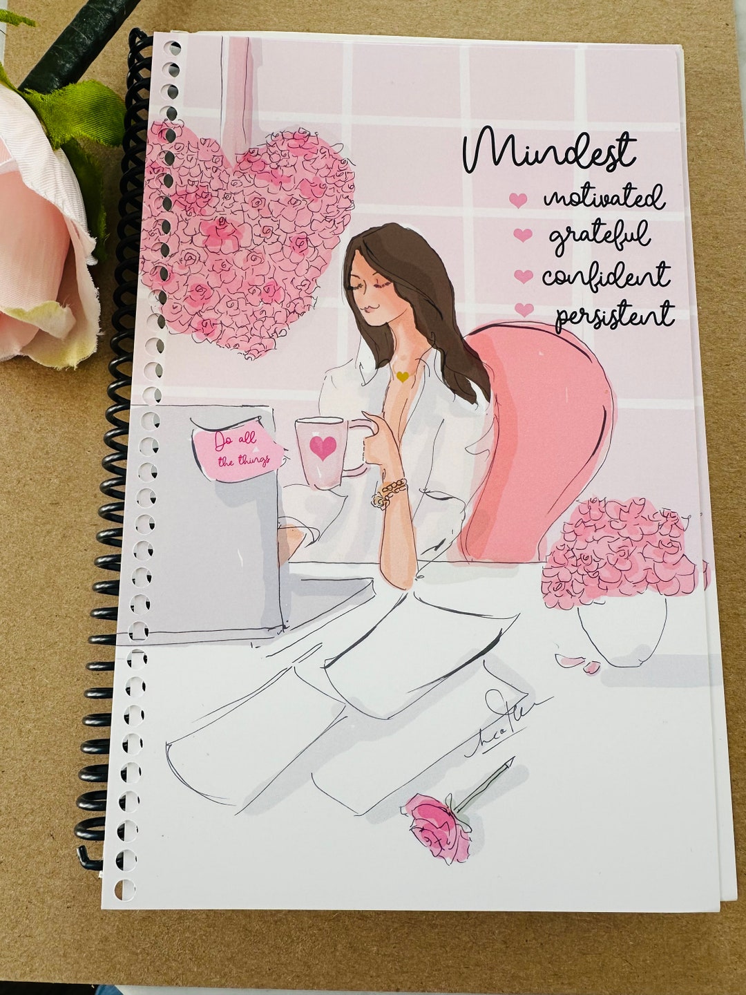 Pink And Pretty Notebooks For Women Notebooks Writing Journal Gratitude