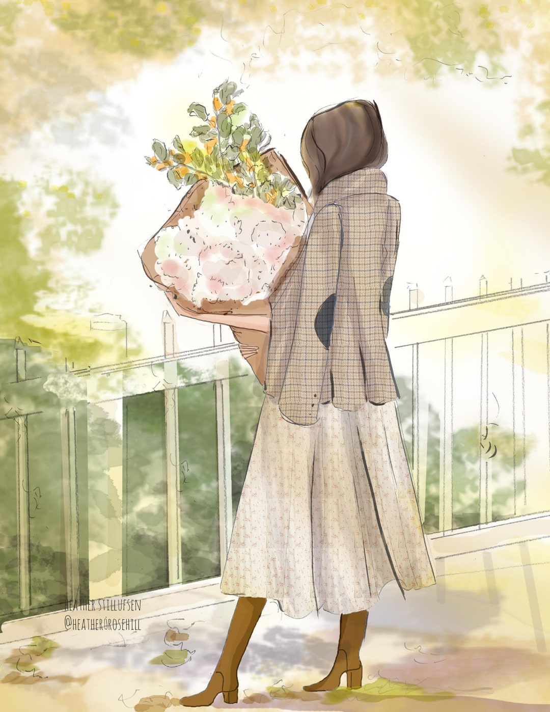 Autumn Light - Heather Stillufsen Cards Heather Stillufsen Art - Etsy