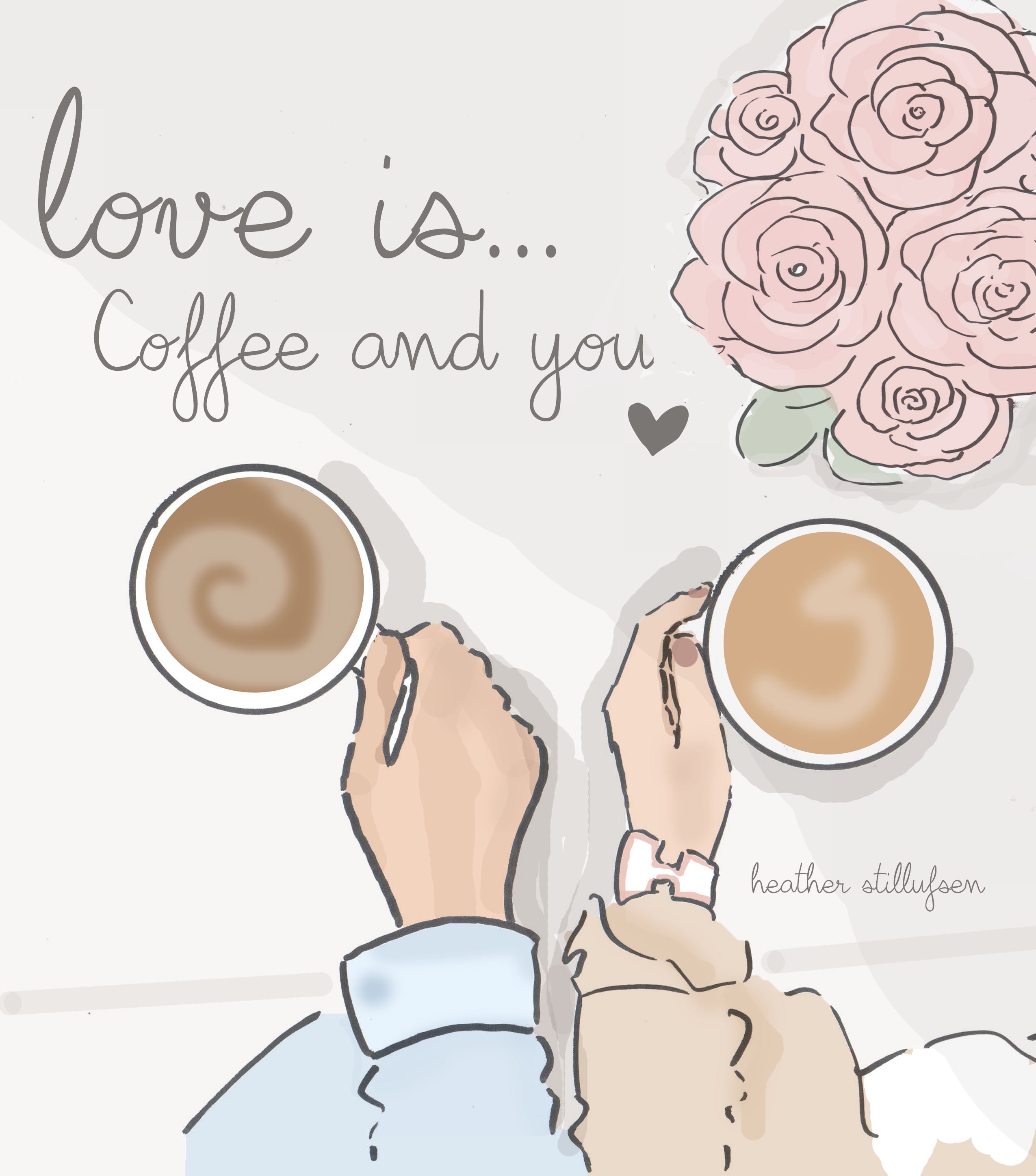 Coffee Art I Love You