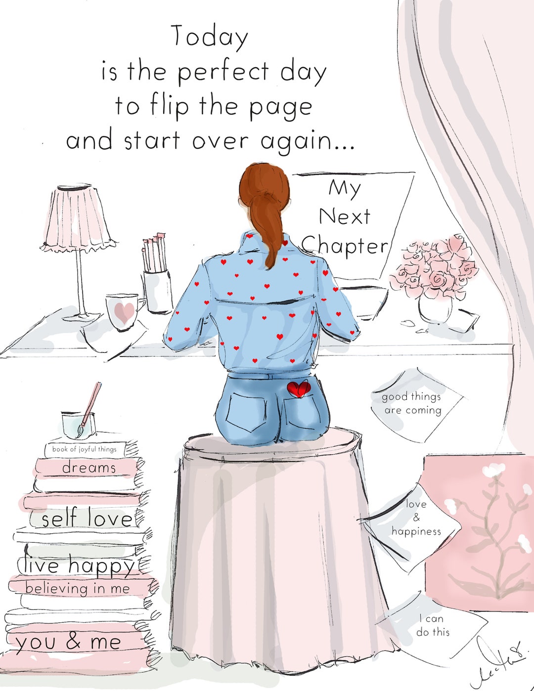 Cute Cards for Women and Friends Pretty Cute Girly Stationery and Cards ...