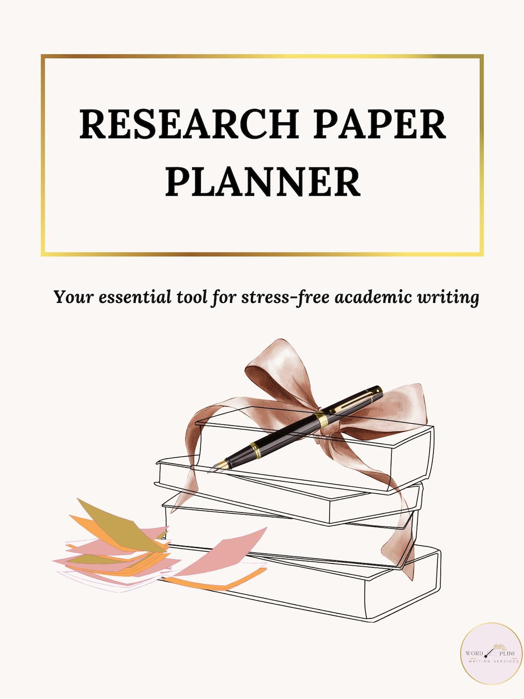 Research Paper Planner - Etsy