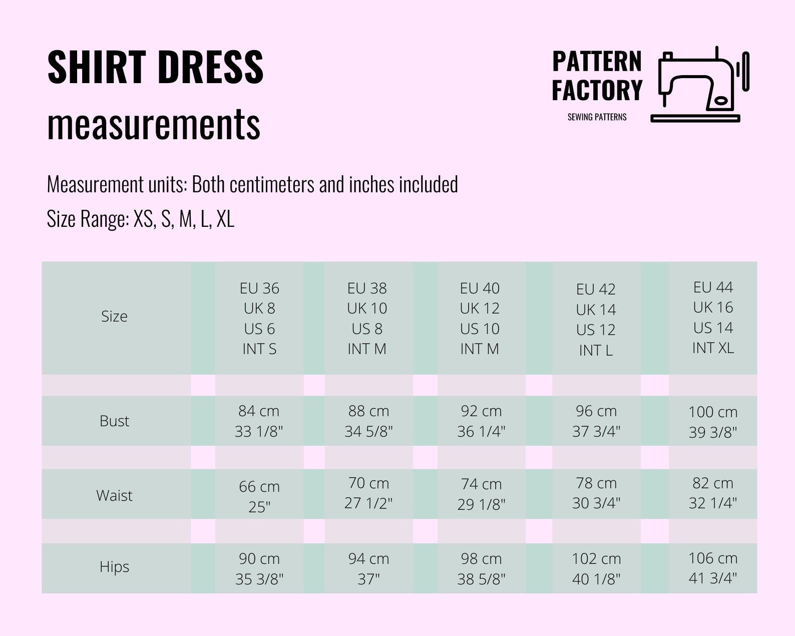 Shirt Dress Sewing Pattern PDF | Women's Dress Pattern | Intermediate ...