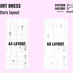 Shirt Dress Sewing Pattern PDF | Women's Dress Pattern | Intermediate ...