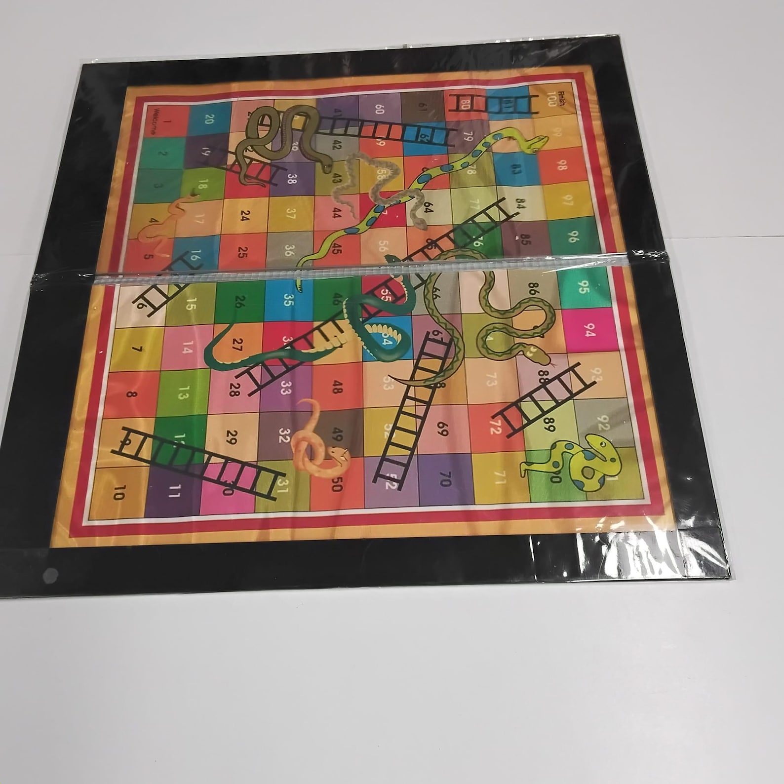 12in by 12in African Ludo Board Game With Seeds and 2 Dices/ 12in by ...