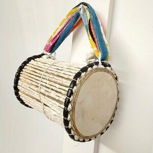 Authentic African Talking Drum With Sticks/ilu Gangan/ilu Omele - Etsy
