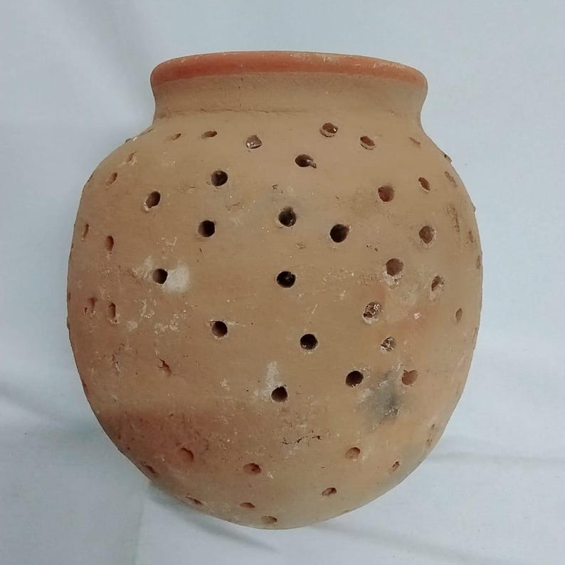 Ikoko Ajere/perforated Clay Pot/african Clay Pot - Etsy