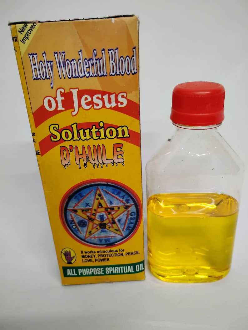 Blood Jesus Solution Oil/ Holy Wonderful Blood of Jesus Oil/ All ...