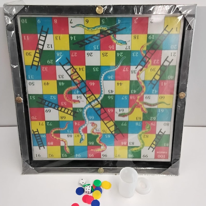 12in by 12in African Ludo Board Game With Seeds and 2 Dices/ 12in by ...