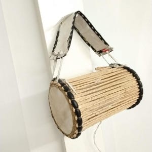 Authentic African Talking Drum With Sticks/ilu Gangan/ilu Omele - Etsy