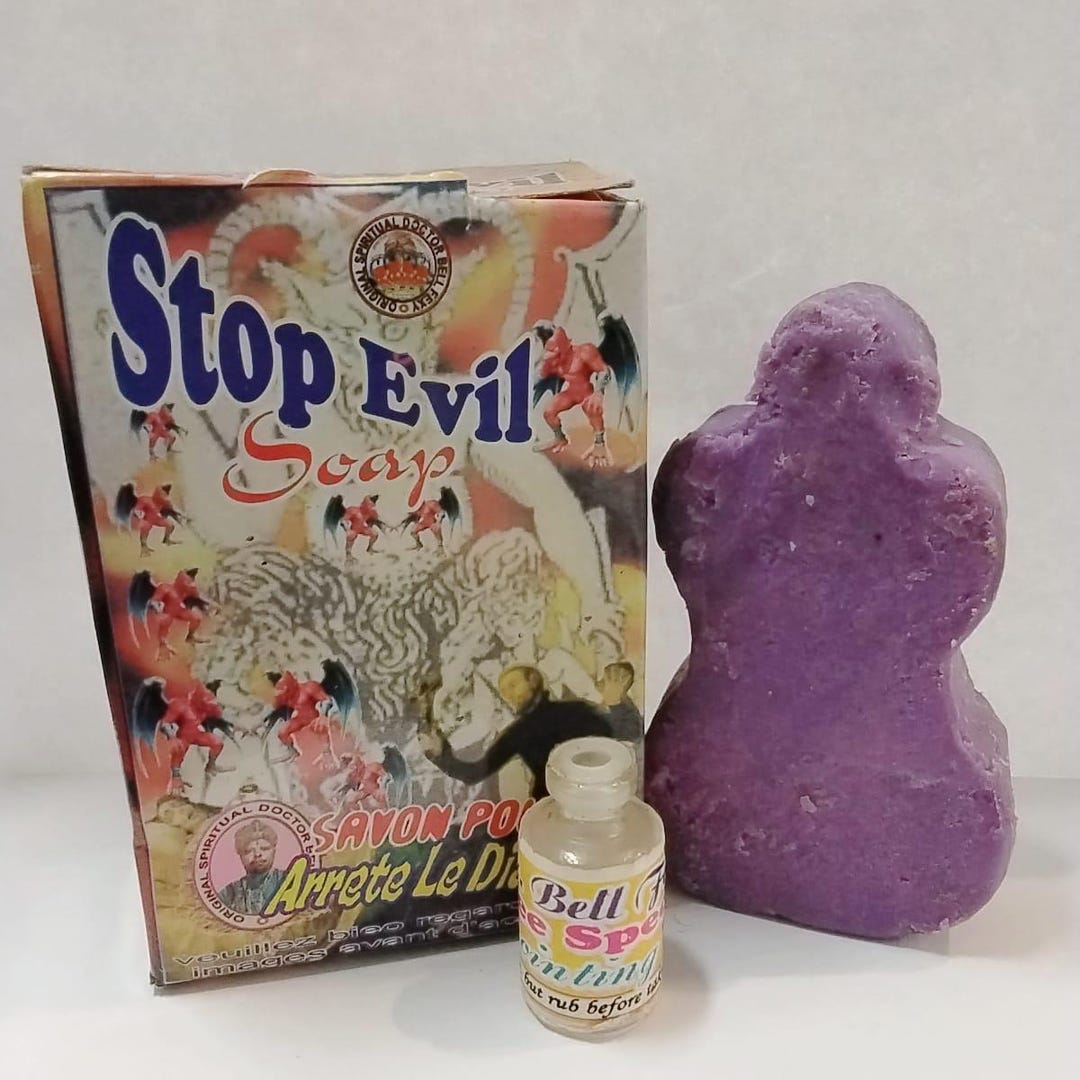 Stop Evil Spiritual Soap & Oil/savon Pour Arreter Le Malheur - Etsy