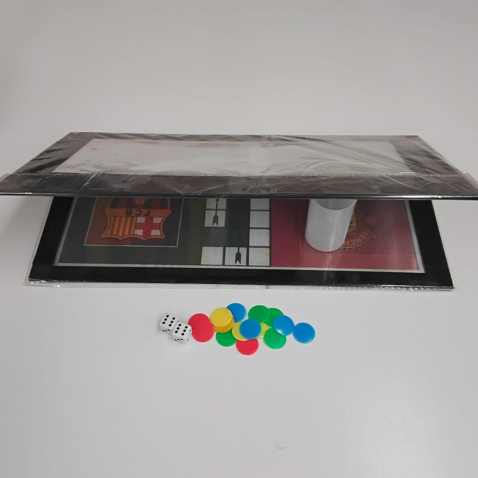 12in by 12in African Ludo Board Game With Seeds and 2 Dices/ 12in by ...