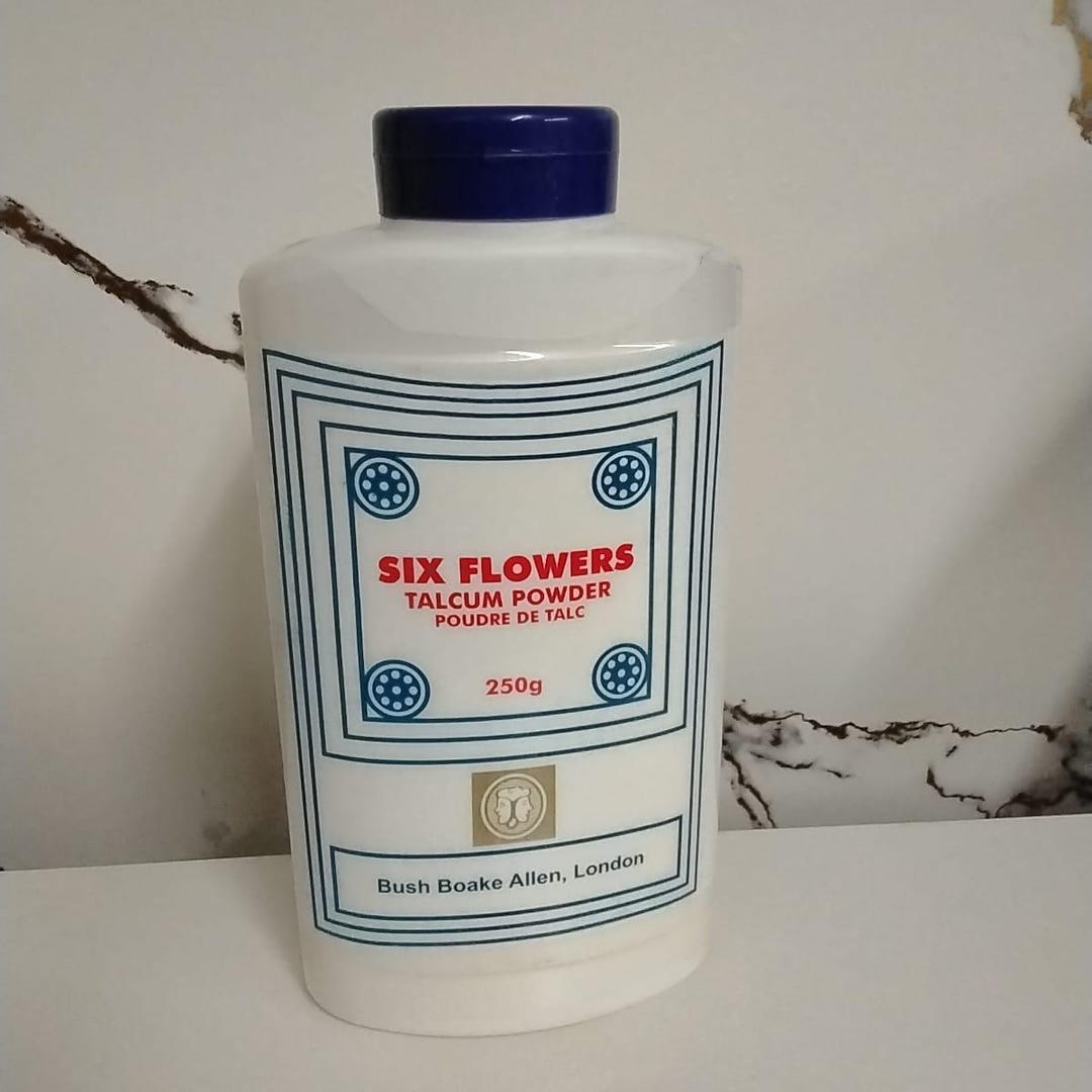 250g Six Flowers Talcum Powder/ Poudre De Talc - Etsy