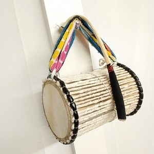 Authentic African Talking Drum With Sticks/ilu Gangan/ilu Omele - Etsy