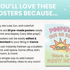 Easter-themed Classroom Posters - Etsy