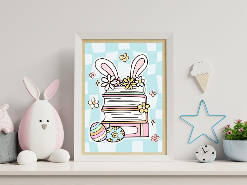 Easter Themed Reading Classroom Posters | Editable in Canva - Etsy