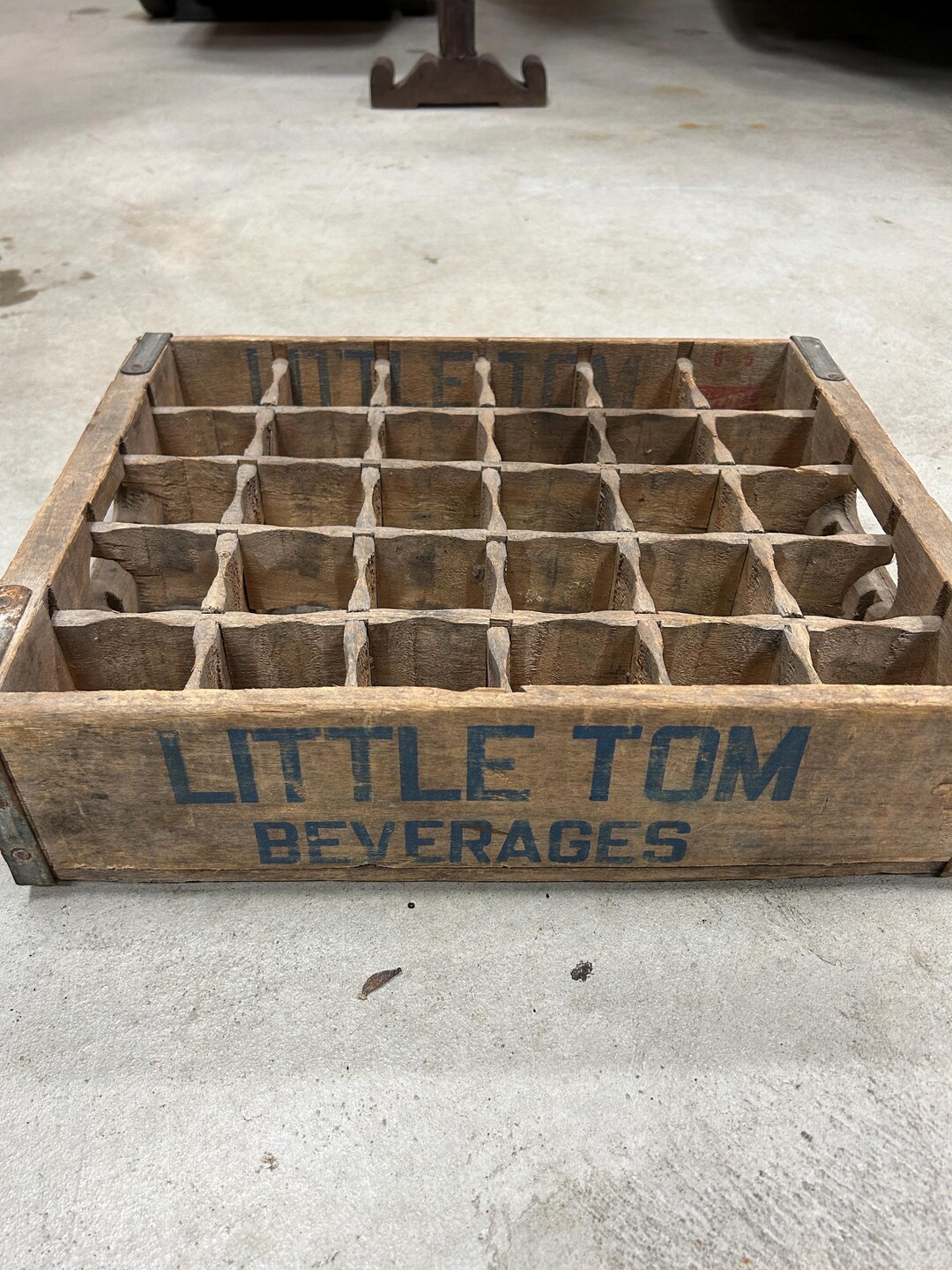 Vintage Wooden Crate for "little Tom" Soda Bottles. - Etsy