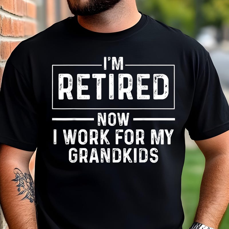 Shirts That Say Retired - Etsy