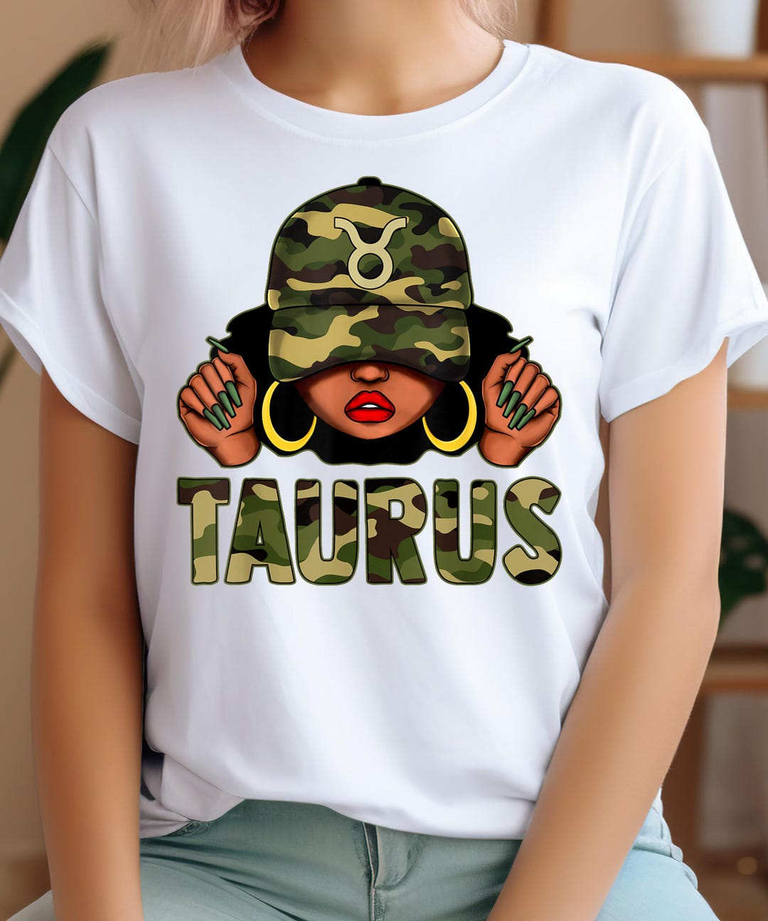 Zodiac Taurus Afro Woman Png Sublimation Design,afro Queen Png,afro ...