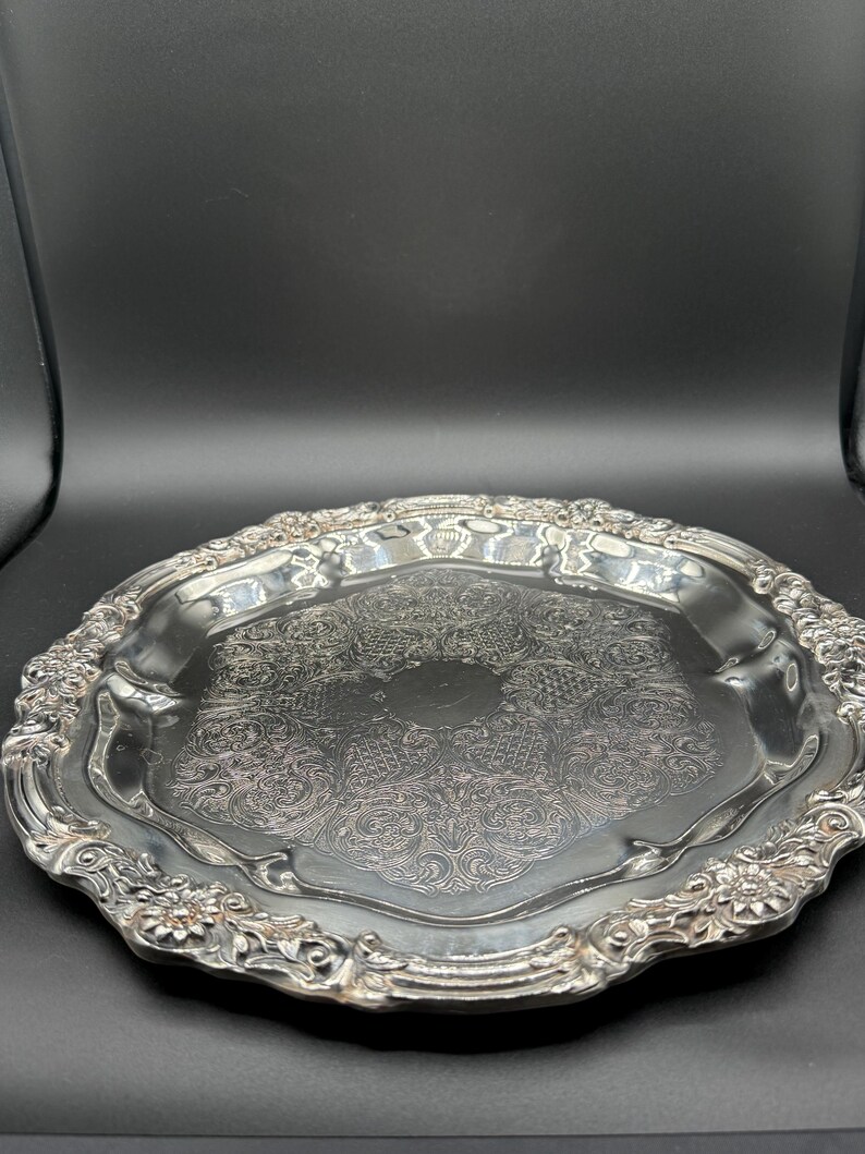 Vintage F.B. Rogers Silverplate Altar Tray – Sacred Offering Plate With ...