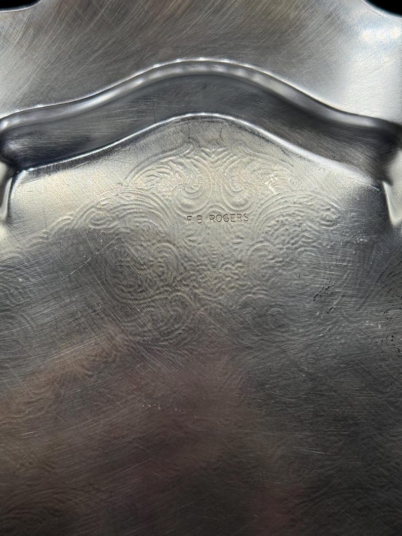 Vintage F.B. Rogers Silverplate Altar Tray – Sacred Offering Plate With ...