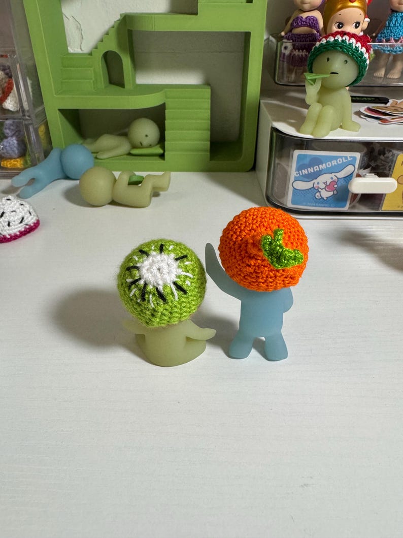Smiski Crochet Hat Fruit - Etsy