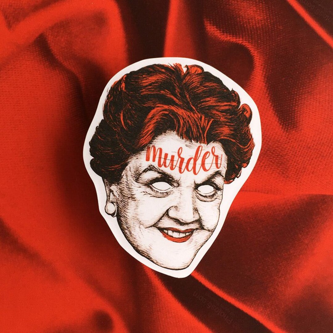 Murder She Wrote Vinyl Laptop Sticker | Phone Decal - Etsy