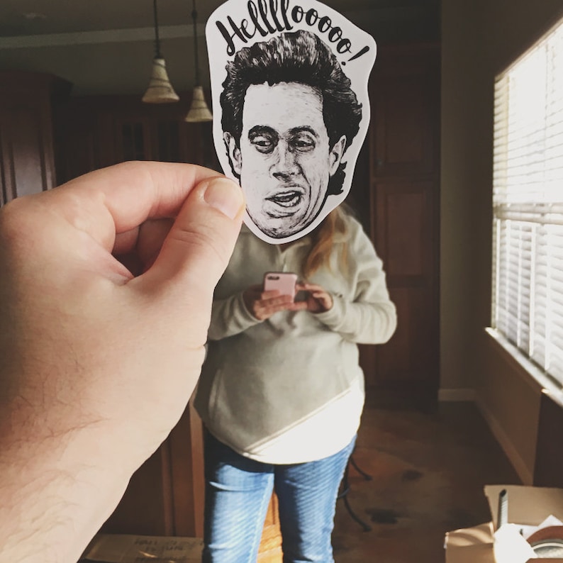 Helllooo Seinfeld Vinyl Laptop Sticker | Phone Decal - Etsy