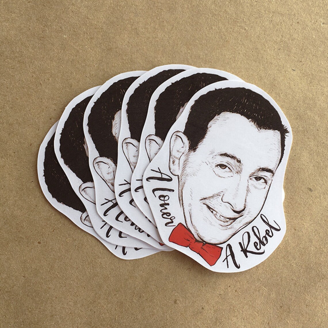 Loner Pee Wee Vinyl Laptop Sticker | Phone Decal - Etsy