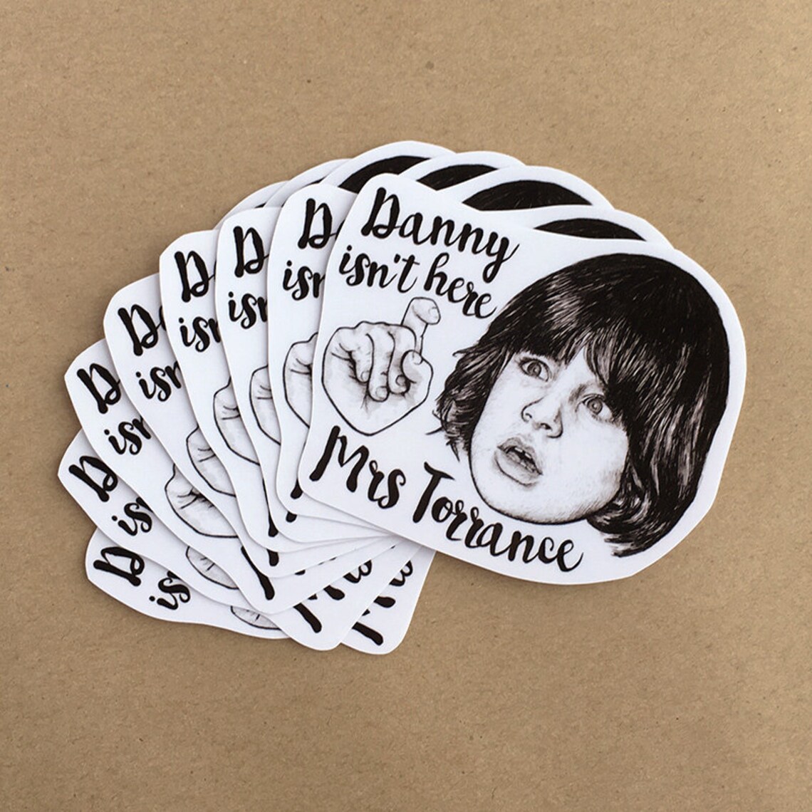 The Shining Danny Torrance Vinyl Laptop Sticker Phone Decal | Etsy