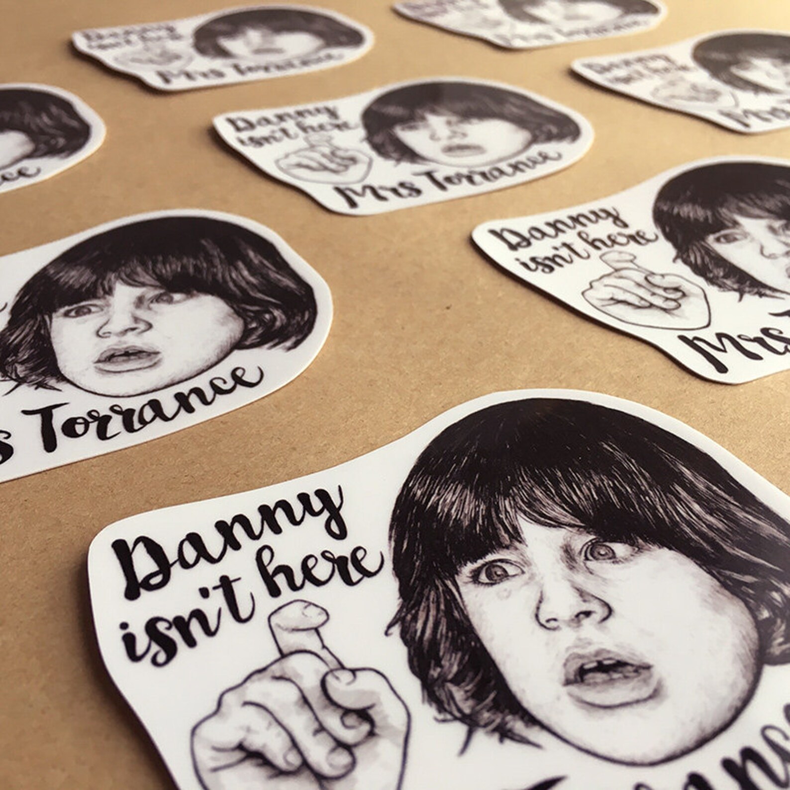 The Shining Danny Torrance Vinyl Laptop Sticker Phone Decal | Etsy