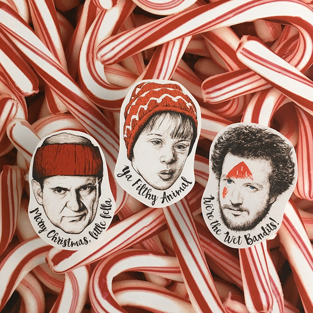 Home Alone Vinyl Laptop Sticker | Phone Decal Set - Etsy