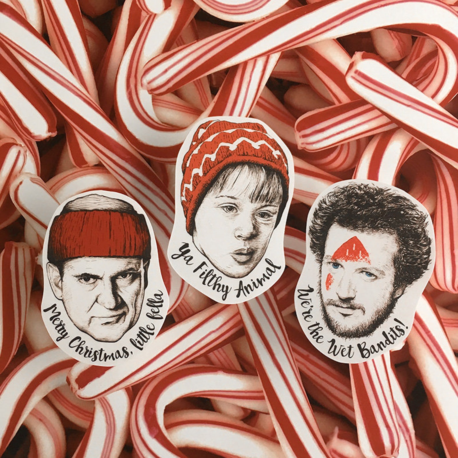 Home Alone Vinyl Laptop Sticker Phone Decal Set | Etsy