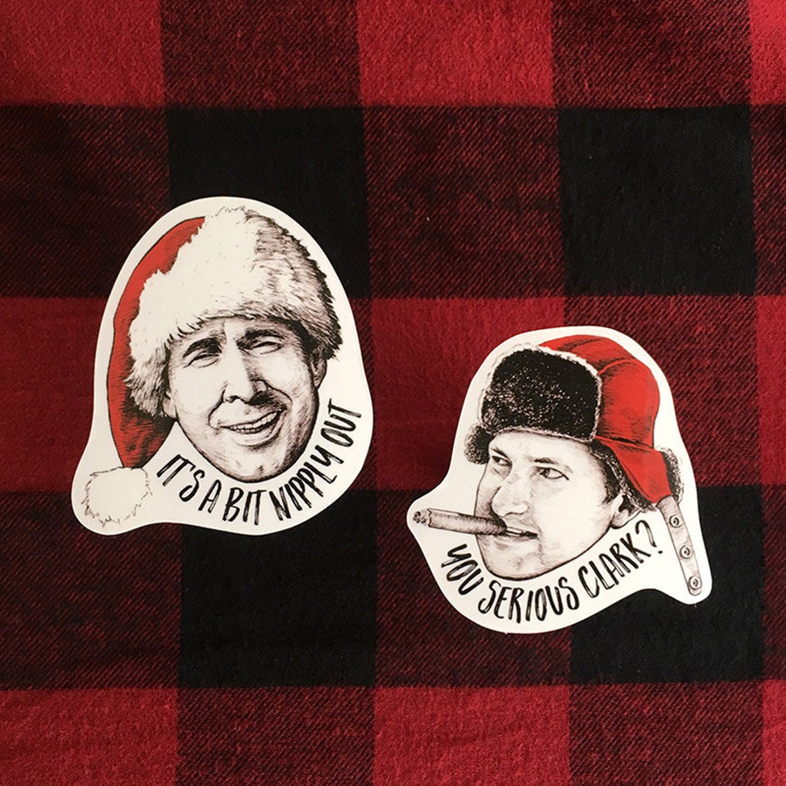 Christmas Vacation Vinyl Laptop Sticker | Phone Decal Set - Etsy