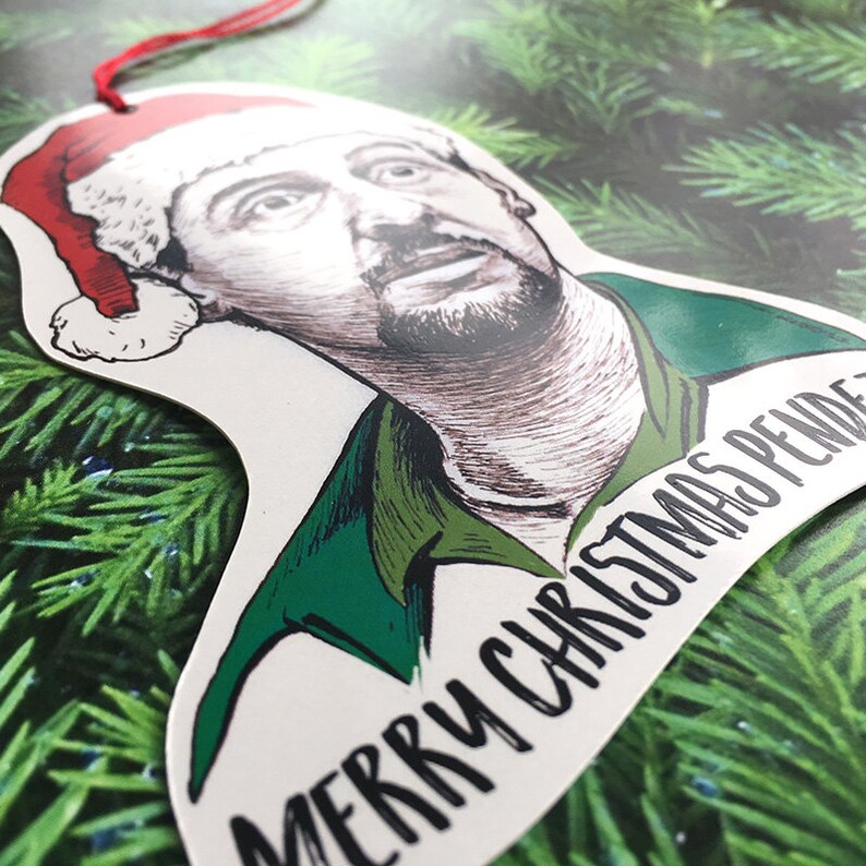 The Big Lebowski Paper Christmas Tree Ornament Set of 4 | Etsy