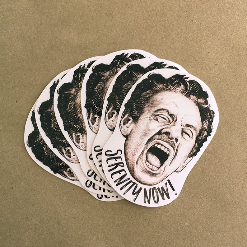 Serenity Now Seinfeld Vinyl Laptop Sticker | Phone Decal - Etsy